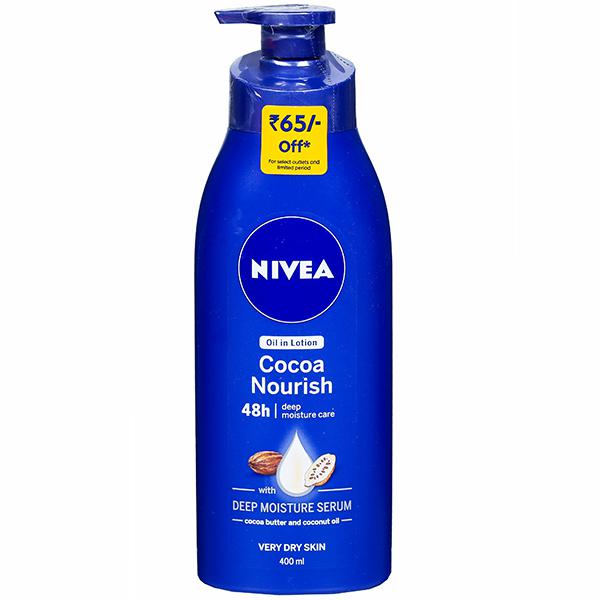 Buy Nivea Cocoa Nourish With Deep Moisture Serum Very Dry Skin Lotion (Rs 65 Off) 400 ml in ...