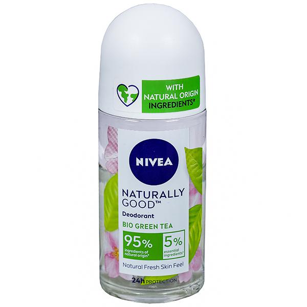Nivea Naturally Good Roll On Deodorant Bio Green Tea 50 ml— Wholesale ...