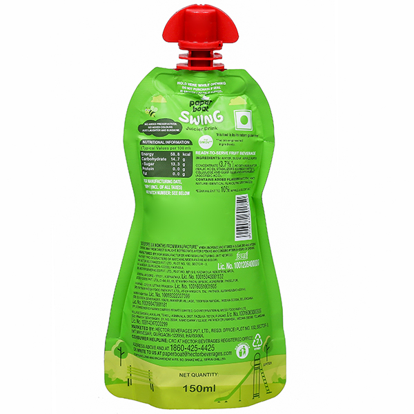 Buy Paper Boat Swing Juicier Drink Tasty Apple 150 ml in Wholesale ...