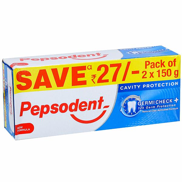Buy Pepsodent Germi Check + Cavity Protection Toothpaste (Save Rs. 27 ...