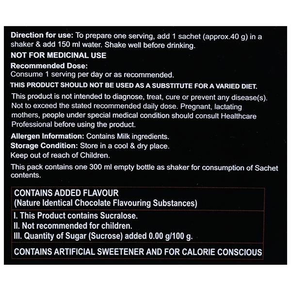 Buy Prototal Whey Protein Belgian Chocolate Flavour Powder 40 g in ...