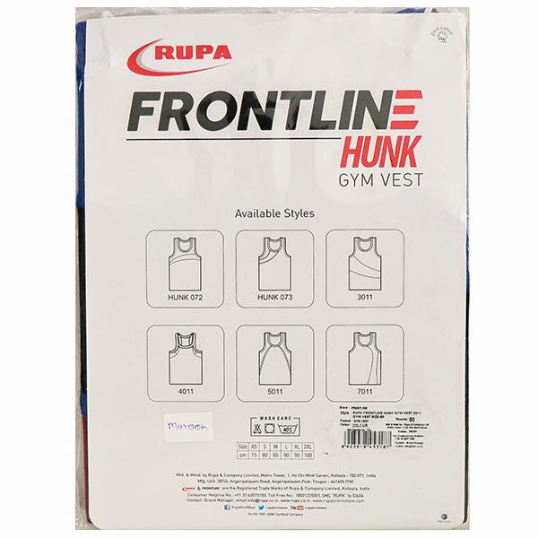 Buy Rupa Frontline Hunk 3011 Gym Vest Maroon S 80 cm in Wholesale Price ...