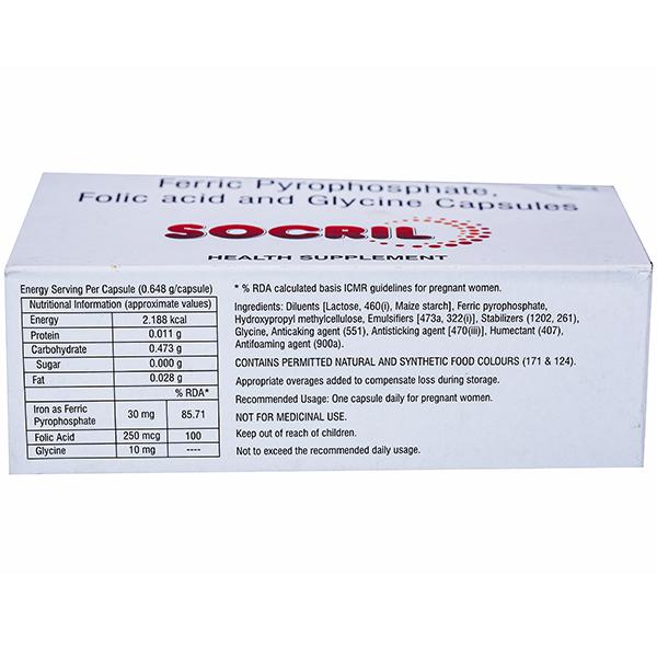 Buy Socril 10 Capsules in Wholesale Price Online | B2B | Retailershakti