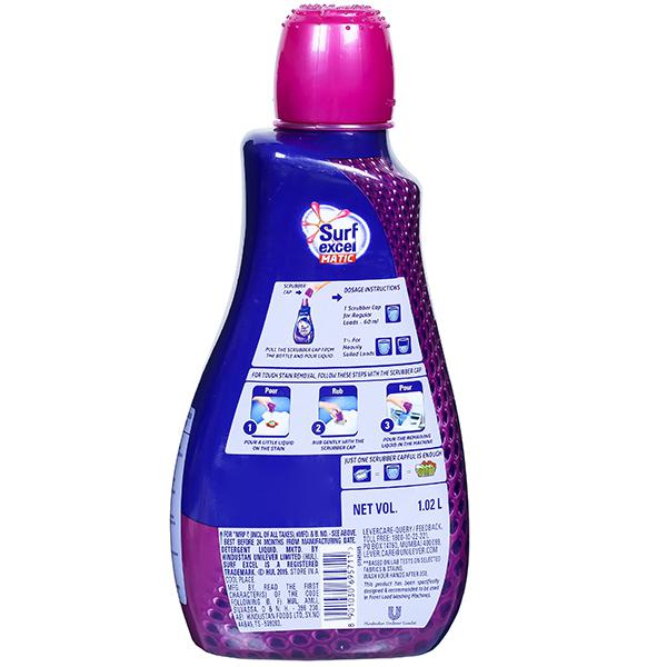 Buy Surf Excel Matic Front Load Liquid Bottle 1.02 L in Wholesale Price ...