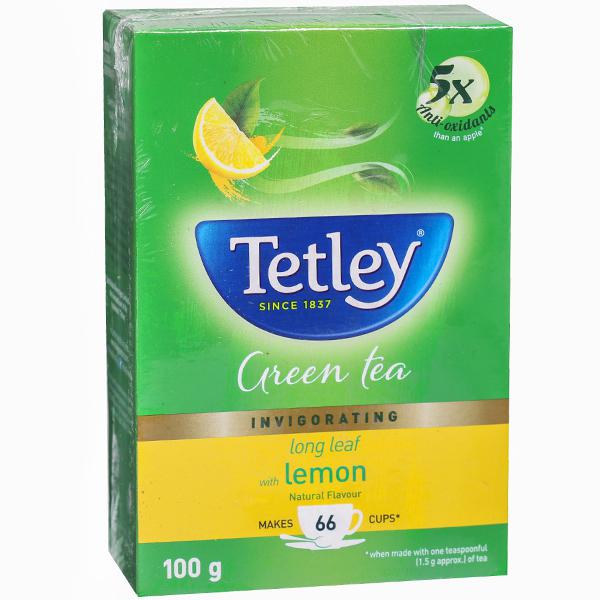 Buy Tetley Green Tea Lemon Natural Flavour 100 g in Wholesale Price ...