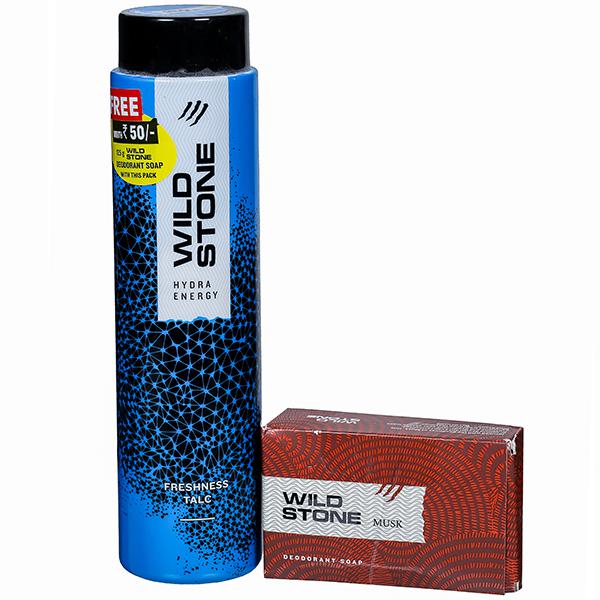 Buy Wild Stone Hydra Energy Freshness Talc (Free Wild Stone Deodorant ...